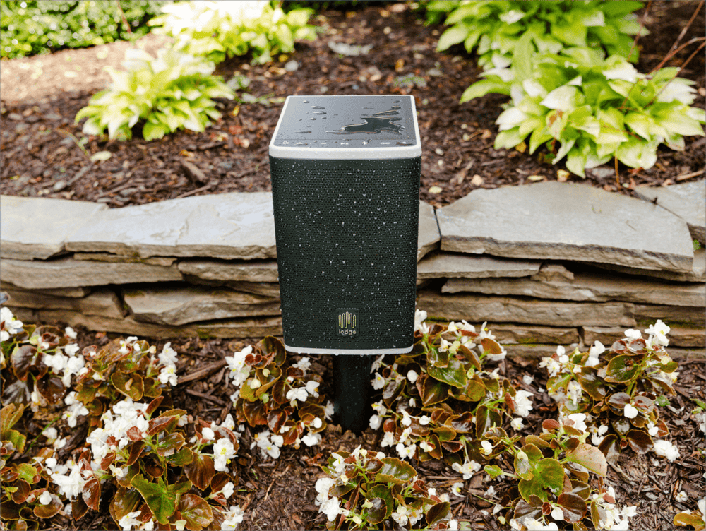 Lodge Solar Powered Landscape Speakers